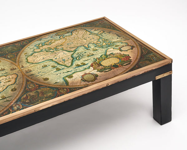 Vintage World Map Coffee Table – Jean-Marc Fray French Antiques